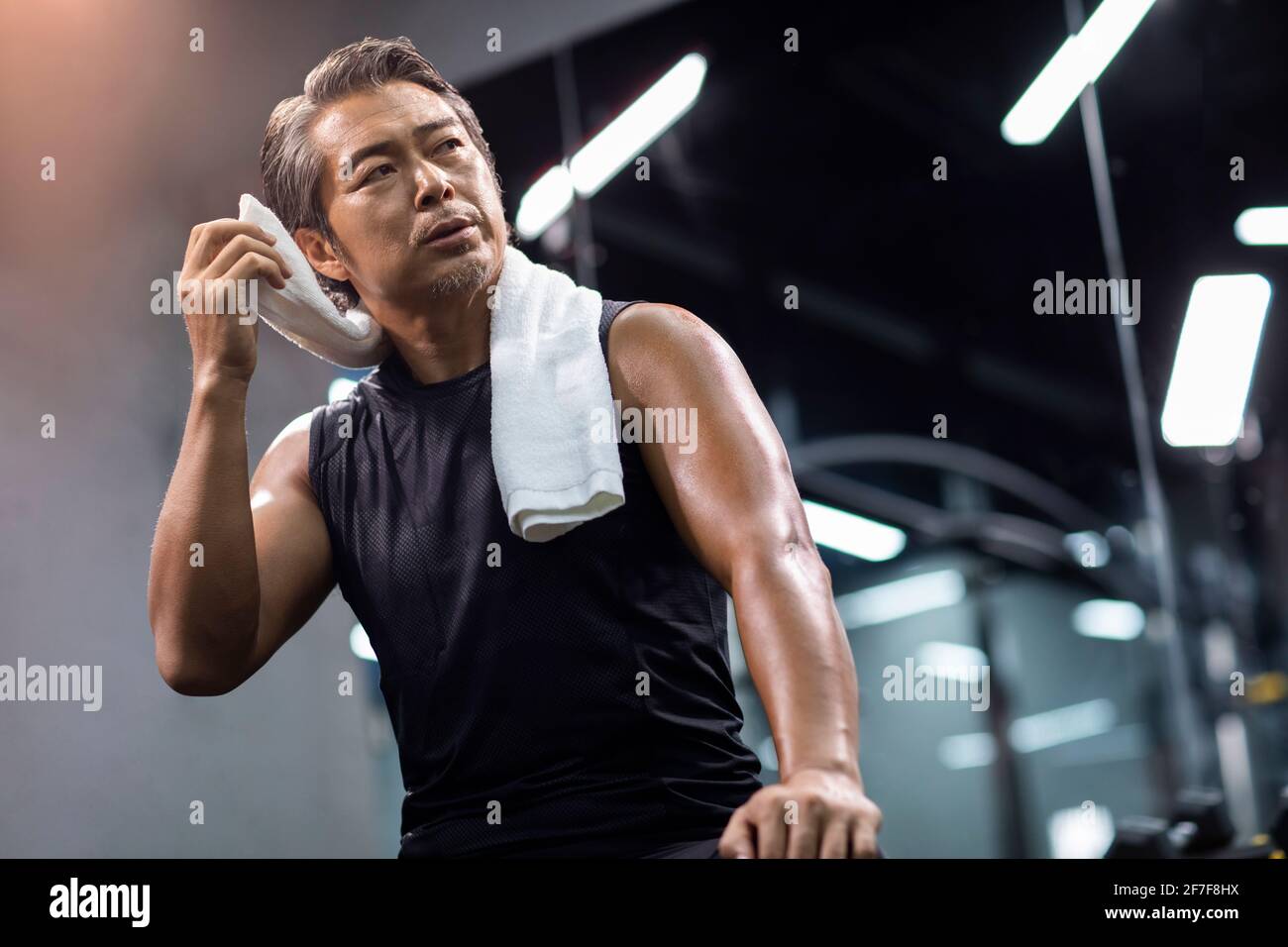 Men towel waist hi-res stock photography and images - Alamy