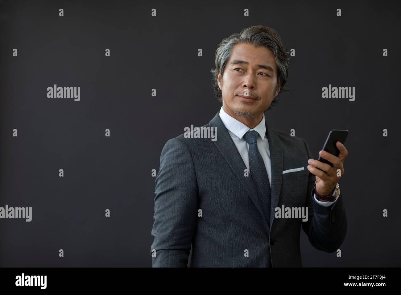 Communication authority standing looking away technology hi-res stock ...