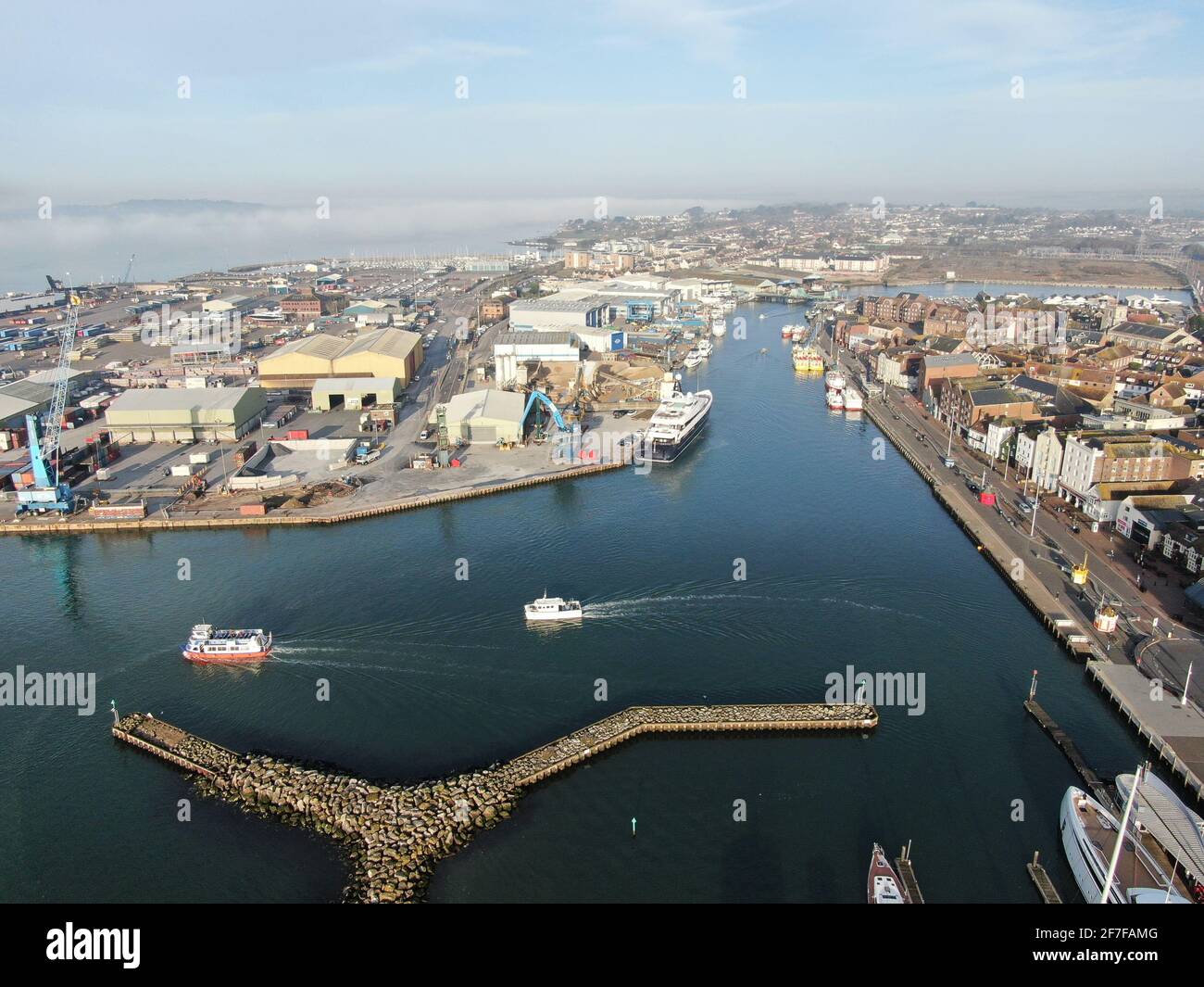 Poole harbour dorset aerial hi-res stock photography and images - Alamy