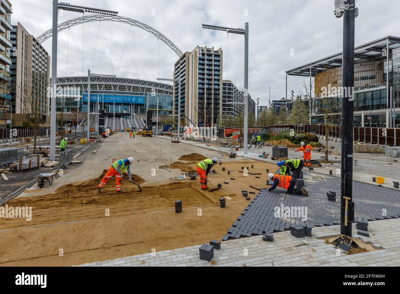 Wembley stadium construction hi-res stock photography and images - Alamy