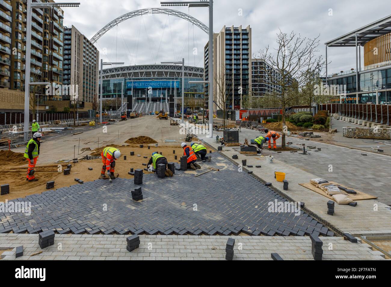 Wembley park construction work hi-res stock photography and images - Alamy