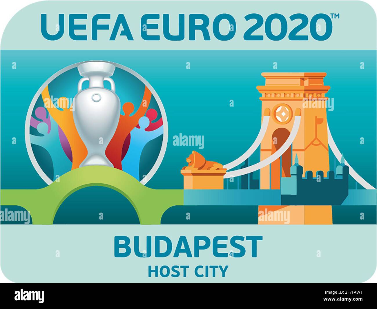 UEFA EURO 2020 Logo Host City Budapest, Hungary Stock Photo - Alamy