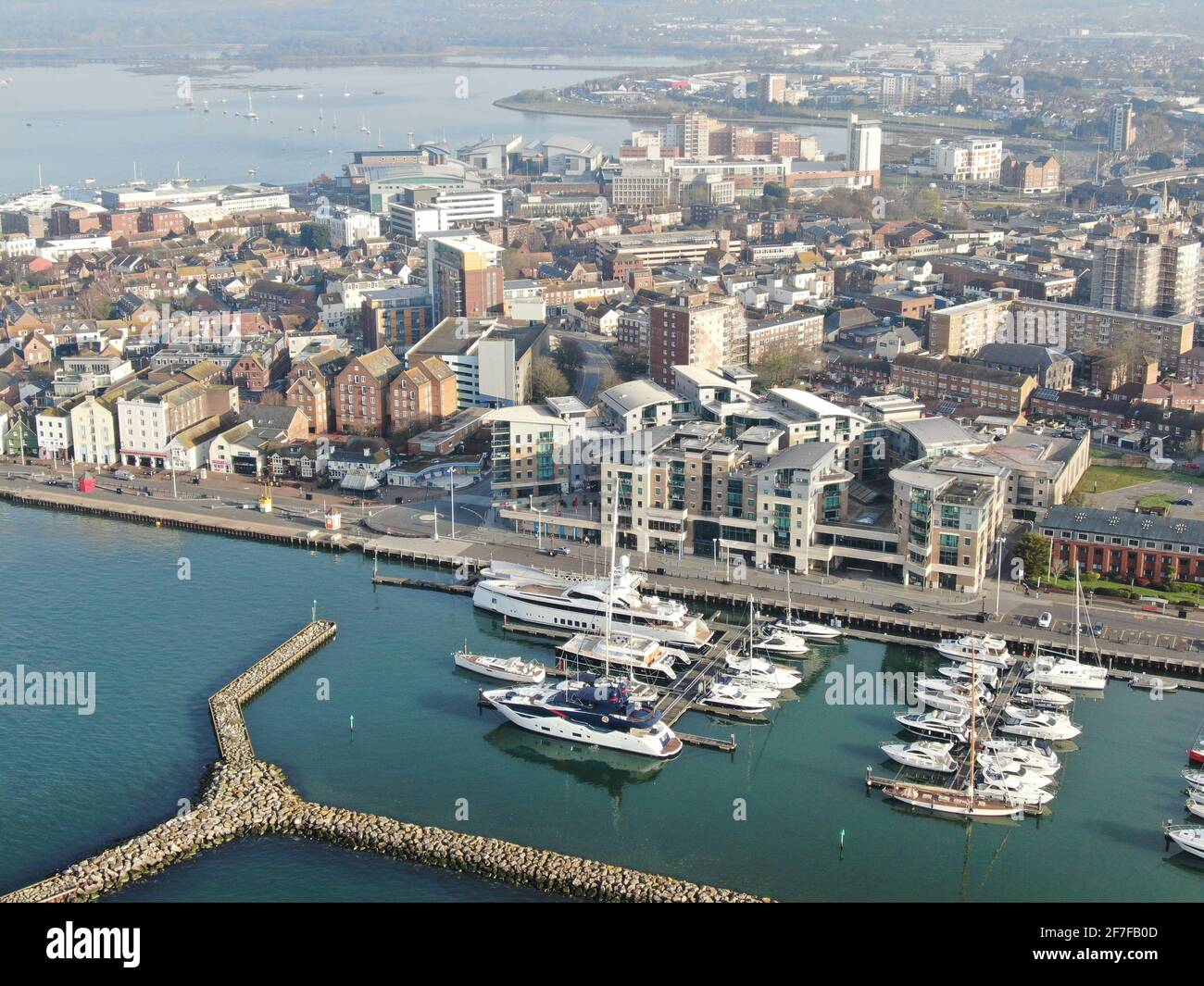 Poole Harbour Dorset Aerial High Resolution Stock Photography and ...
