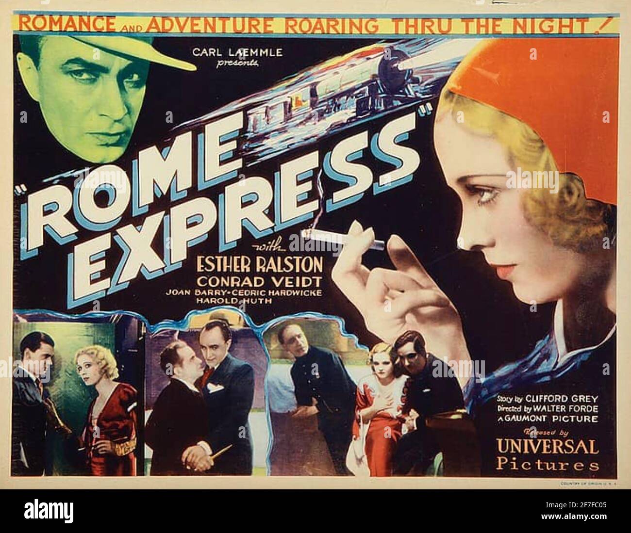 ROME EXPRESS 1932 Gaumont British film with Esther Ralston and Conrad ...