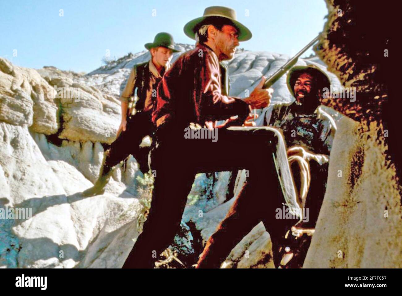 UNFORGIVEN 1992 Warner bros film with Clint Eastwood centre and Morgan ...