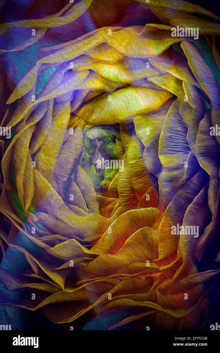 ABSTRACT ART: Heat Waves Stock Photo - Alamy