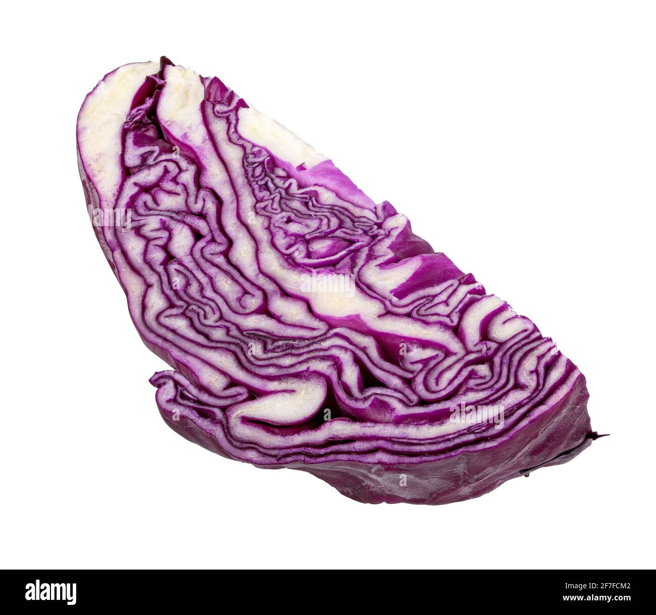 Purple cabbage isolated on white background. Clipping path Stock Photo ...