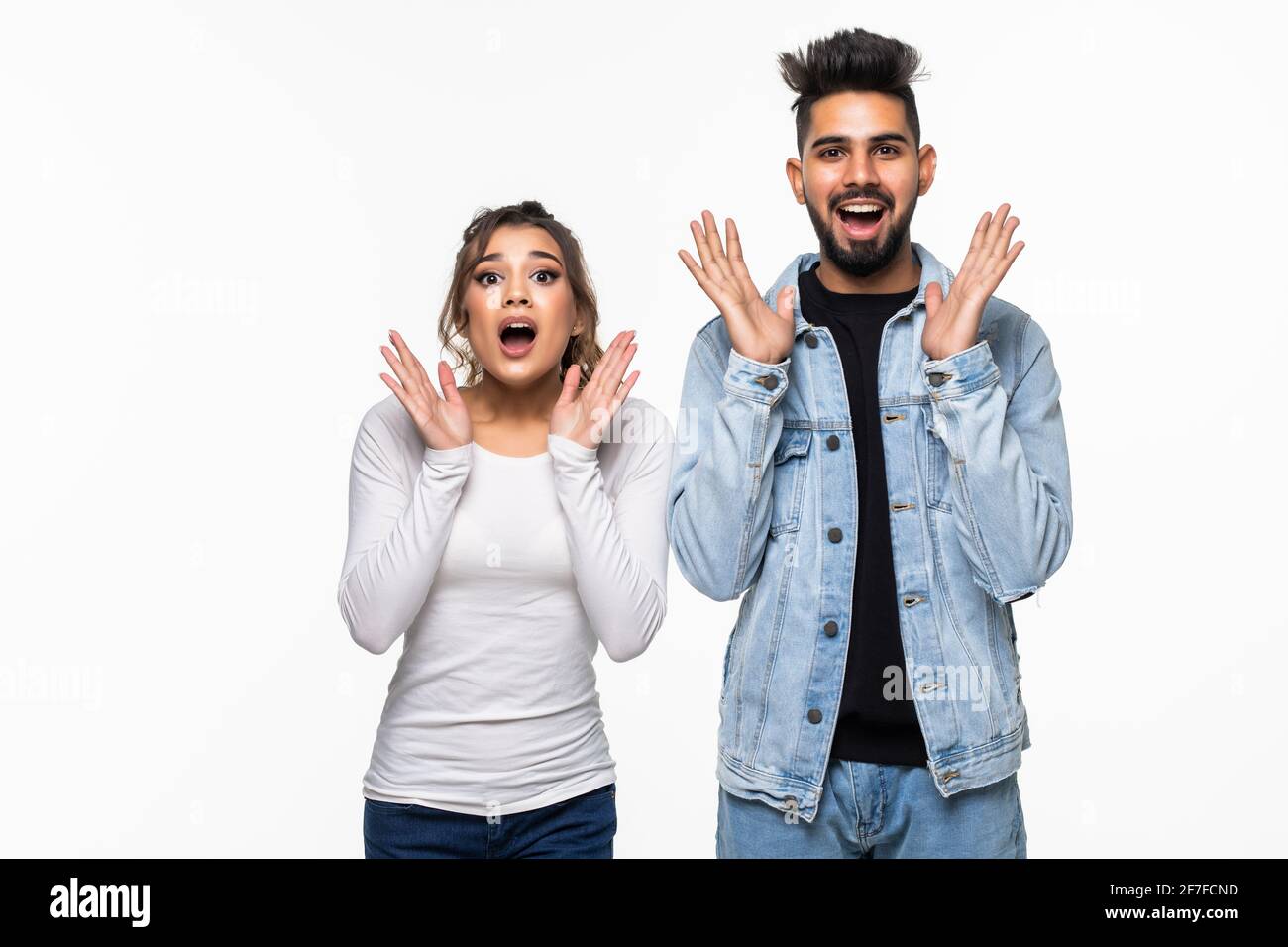 Indian woman face shock hi-res stock photography and images - Alamy