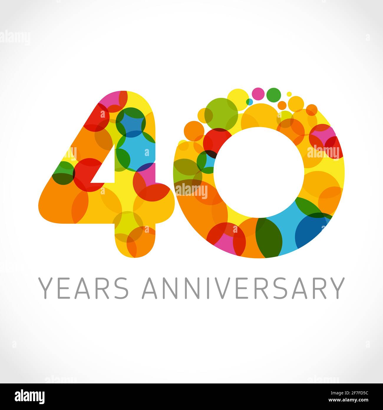 Template 40 years anniversary vector hi-res stock photography and ...