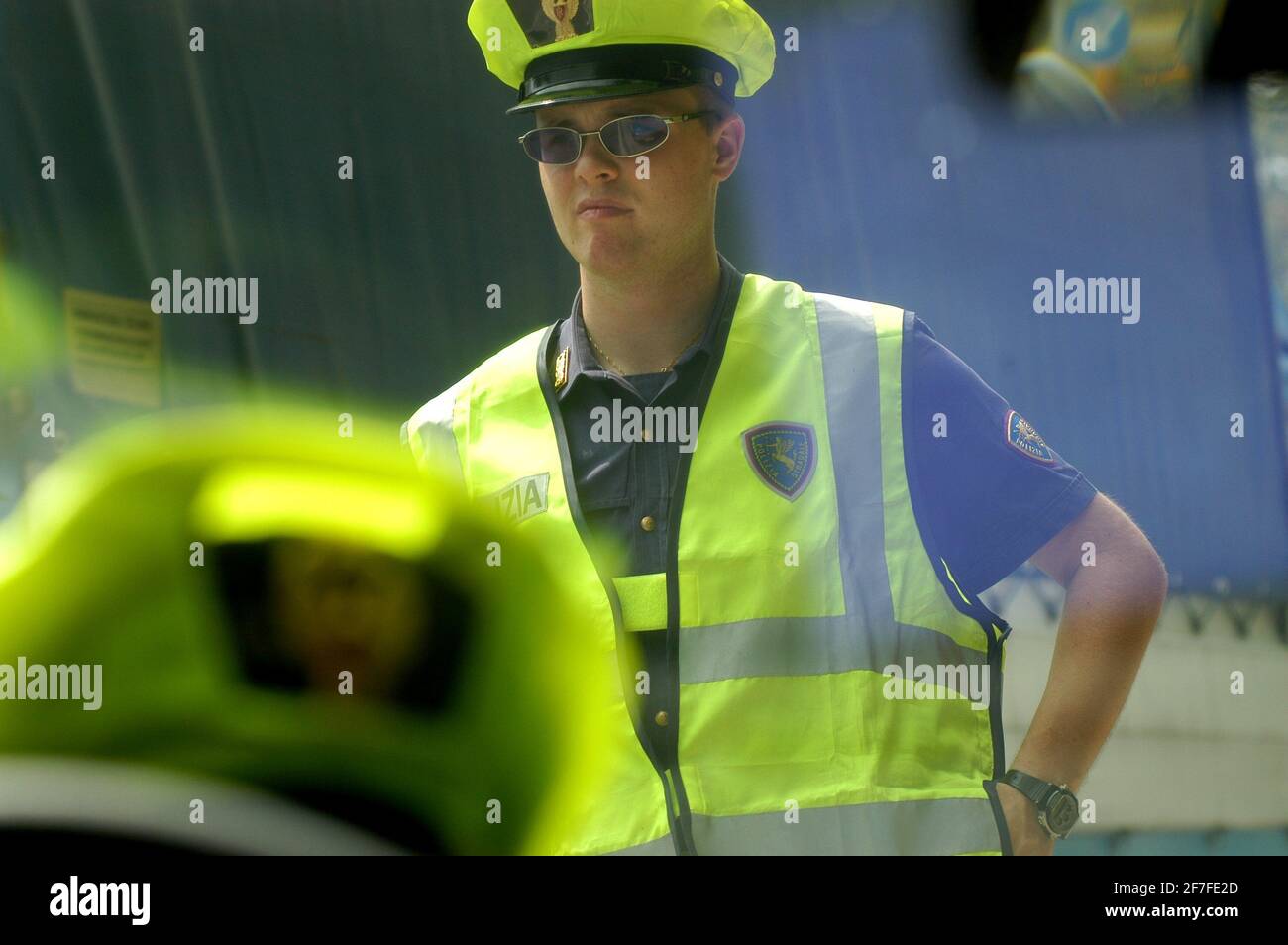 Polizia stradale police car hi-res stock photography and images - Alamy