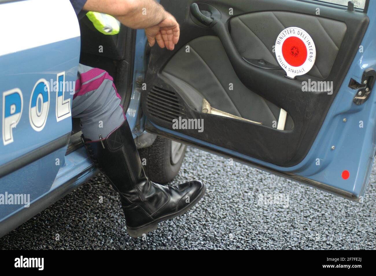 Polizia stradale police car hi-res stock photography and images - Alamy