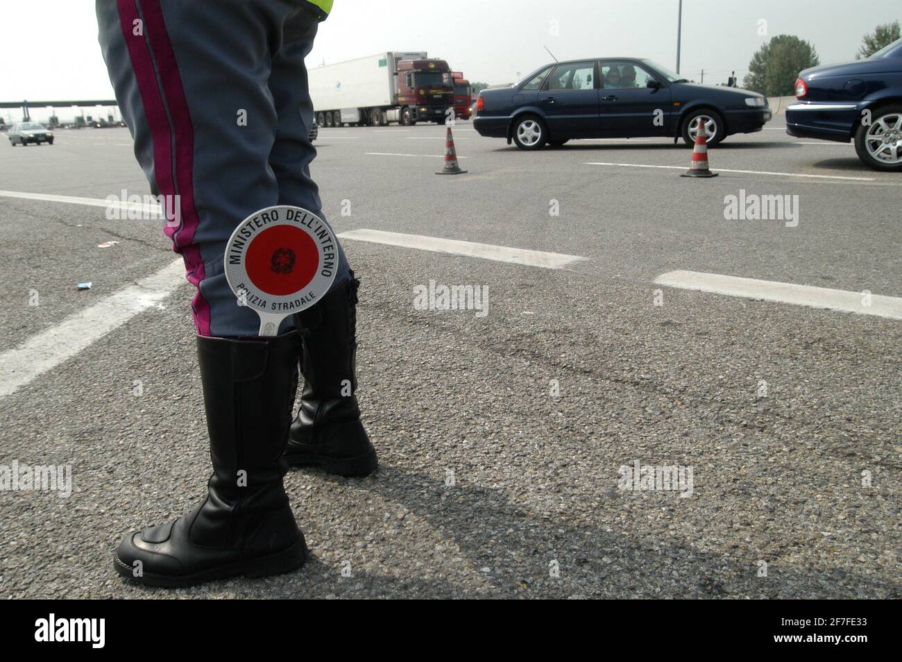 Polizia stradale police car hi-res stock photography and images - Alamy