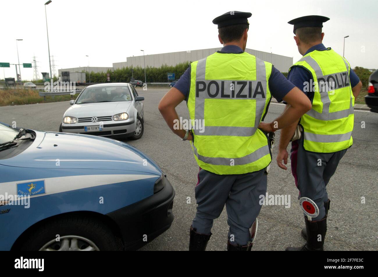 Italian highway police Stock Photo - Alamy