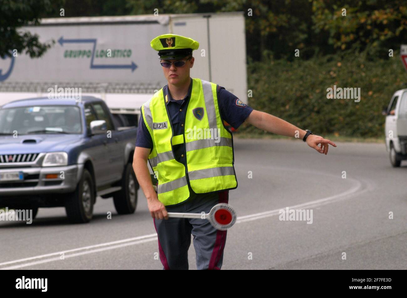 Polizia stradale police car hi-res stock photography and images - Alamy