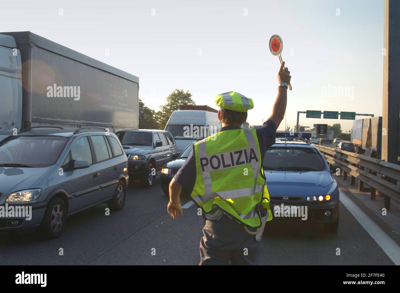 Polizia stradale police car hi-res stock photography and images - Alamy