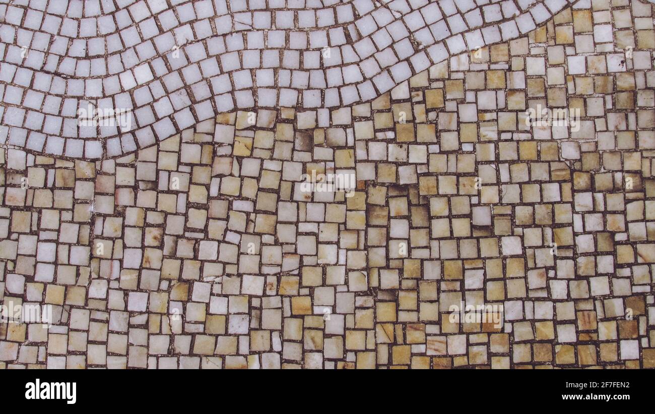Ceramic mosaic background with random pattern Stock Photo - Alamy