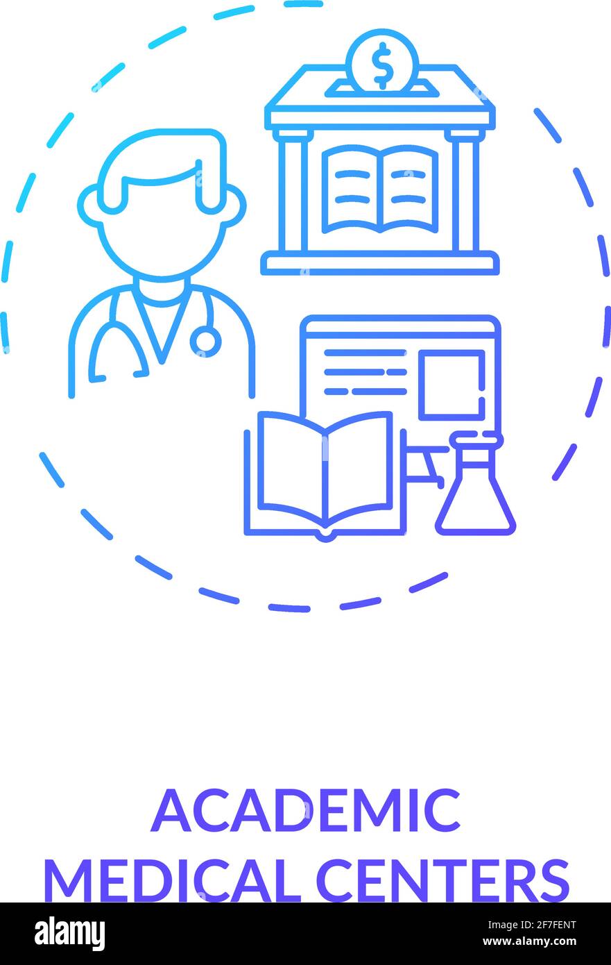 Academic medical centers concept icon Stock Vector Image & Art - Alamy
