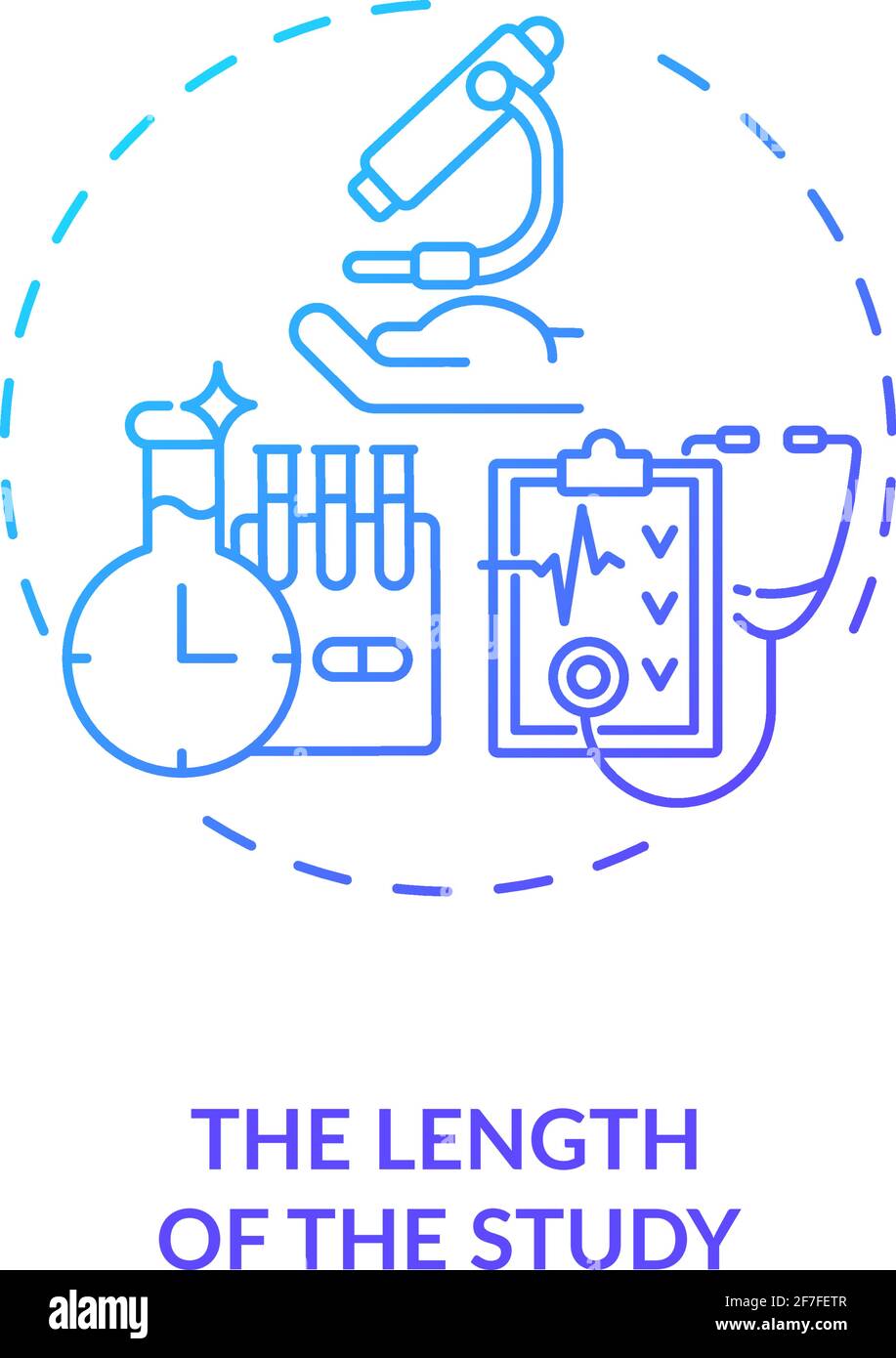 Study length concept icon Stock Vector Image & Art - Alamy