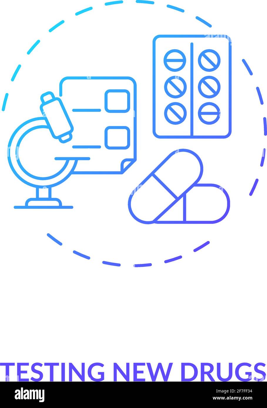 Testing new drugs concept icon Stock Vector Image & Art - Alamy