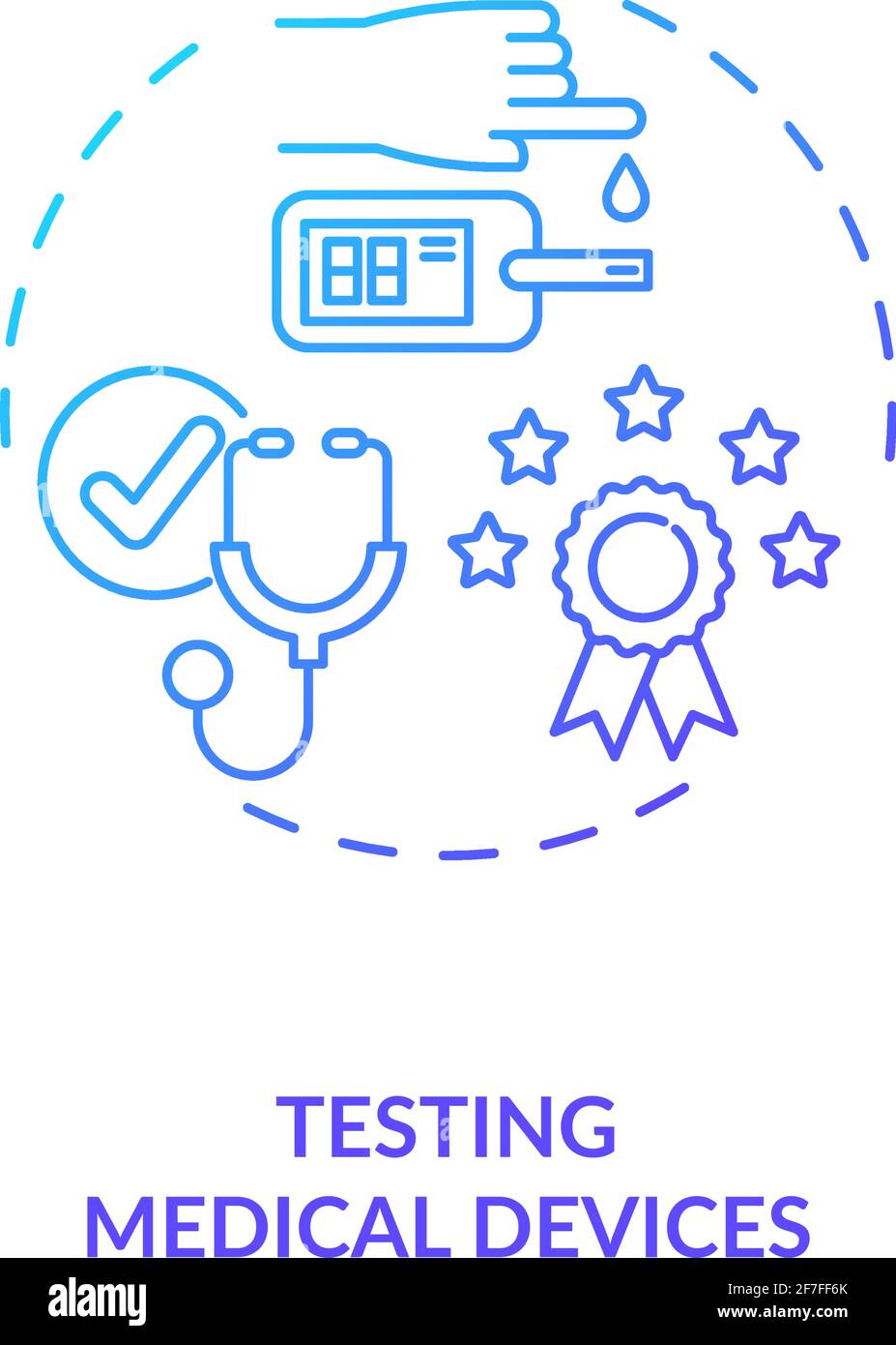 Testing medical devices concept icon Stock Vector Image & Art - Alamy