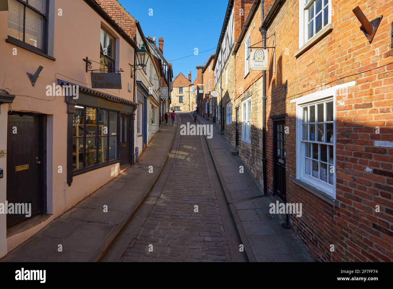 Steep Hill, Lincoln Stock Photo - Alamy