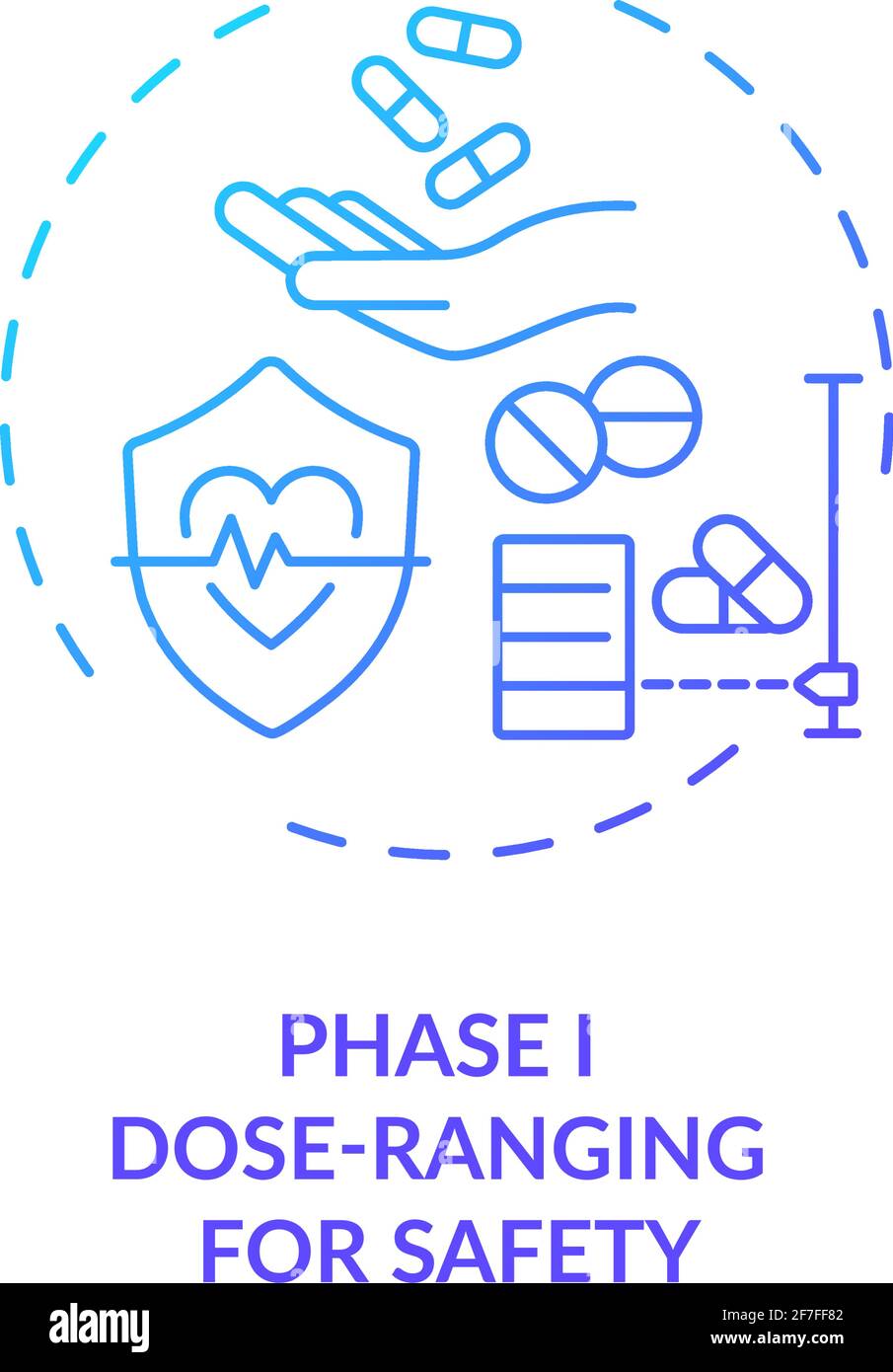 Dose-ranging for safety concept icon Stock Vector Image & Art - Alamy