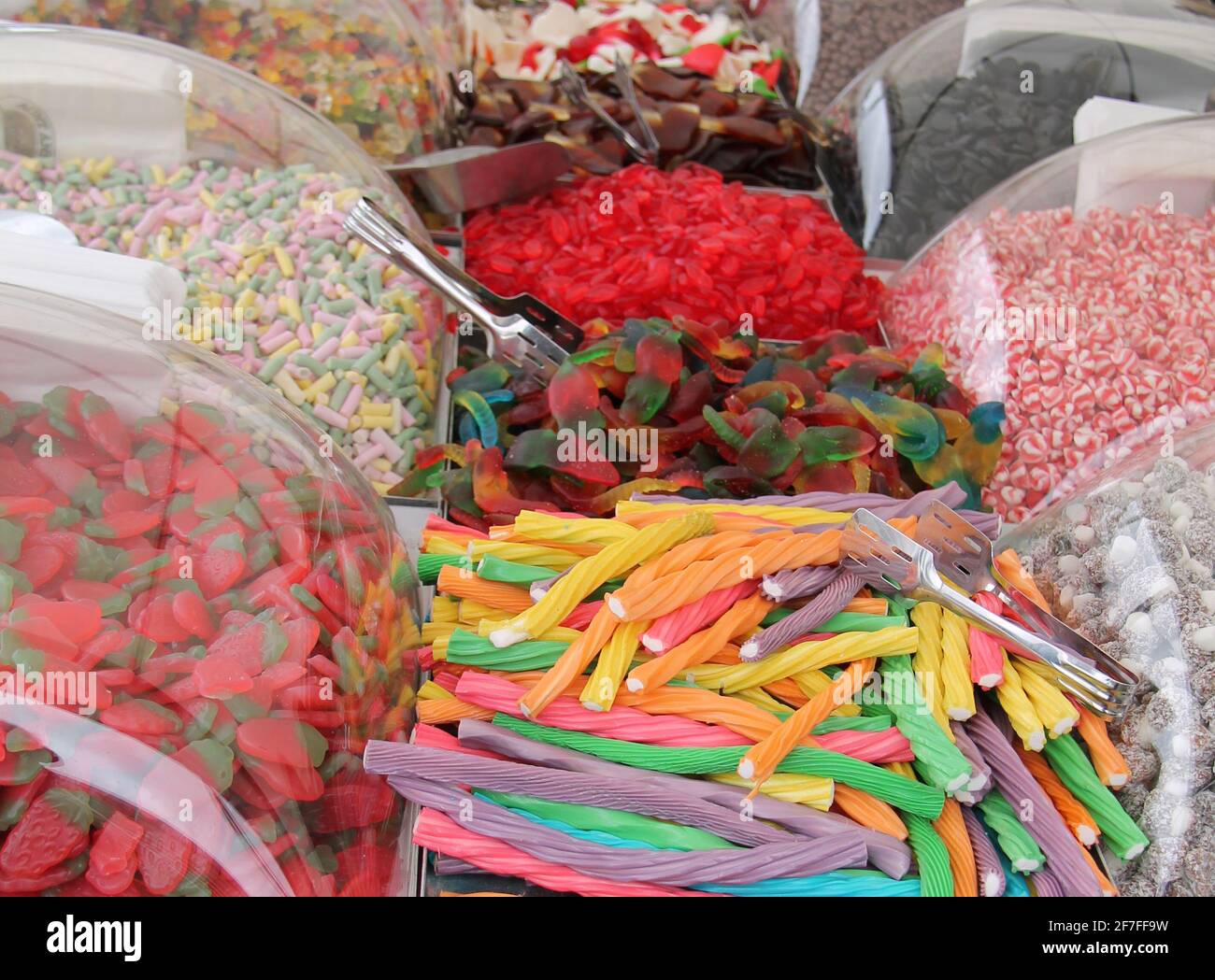A Collection of Brightly Coloured Candy Sweets Stock Photo - Alamy