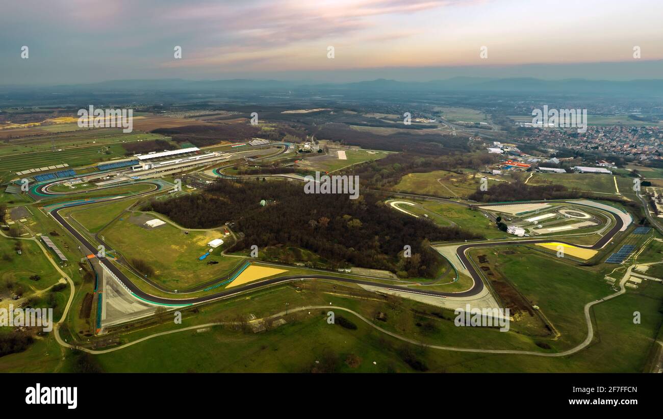 Hungaroring, Official forma 1 race track of Hungary in Mogyorod city ...