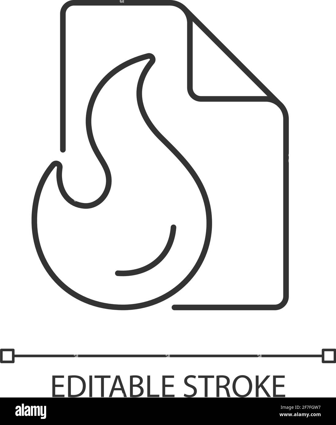 Fire blanket linear icon Stock Vector Image & Art - Alamy