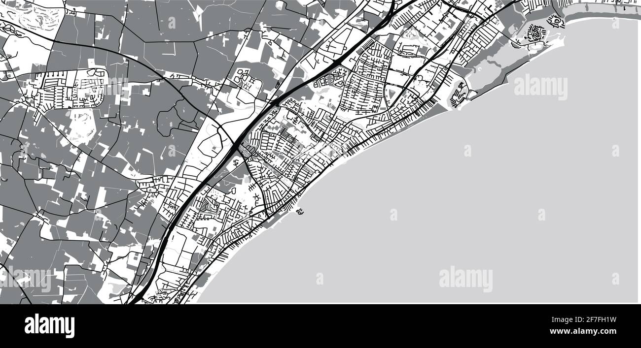 Urban vector city map of Greve, Denmark Stock Vector Image & Art - Alamy