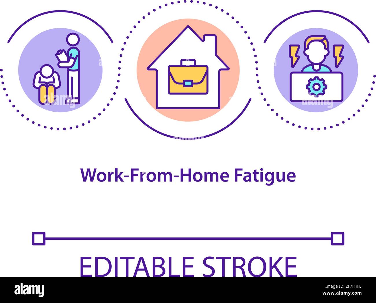 Home fatigue Stock Vector Images - Alamy