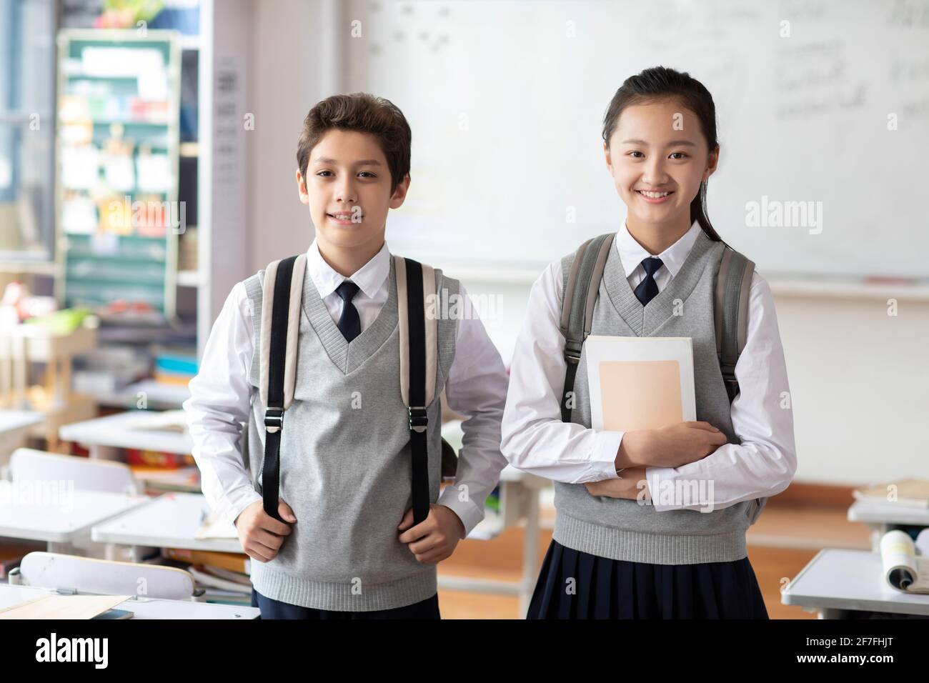 Classroom secondary children back view hi-res stock photography and ...