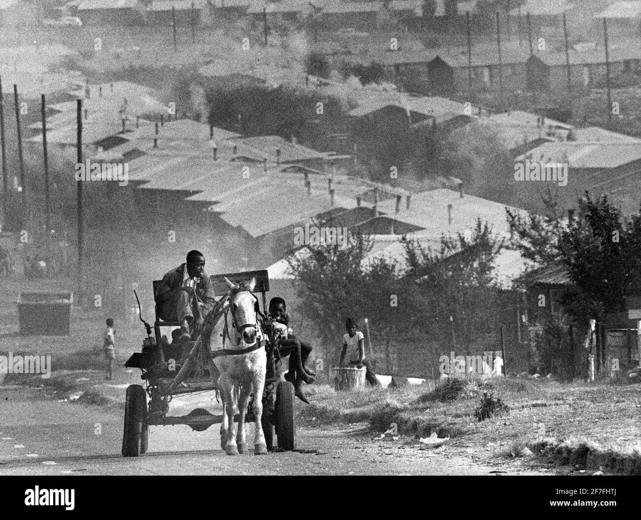 Africa south johannesburg soweto Black and White Stock Photos & Images ...