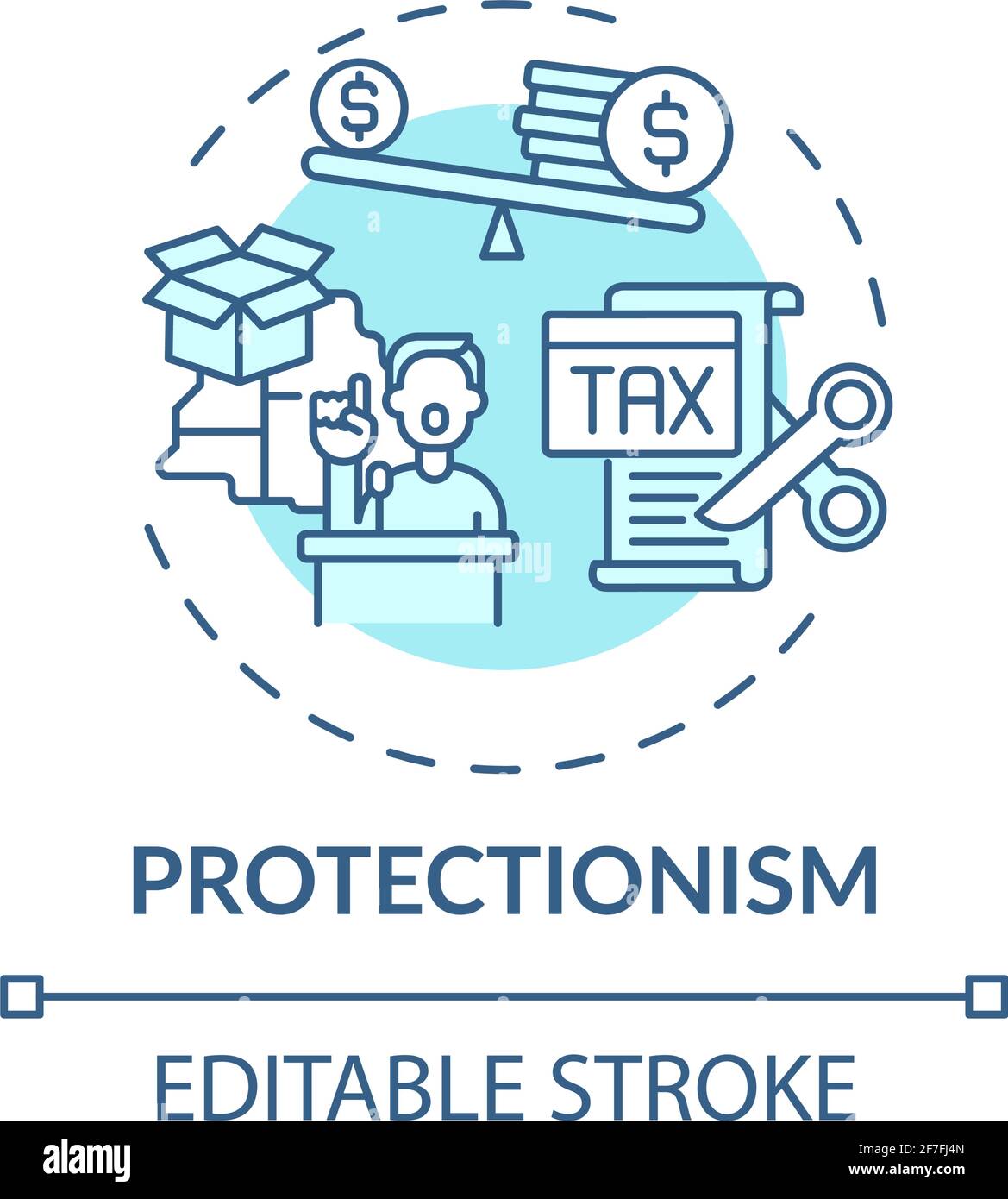 Protectionism Stock Vector Images - Alamy