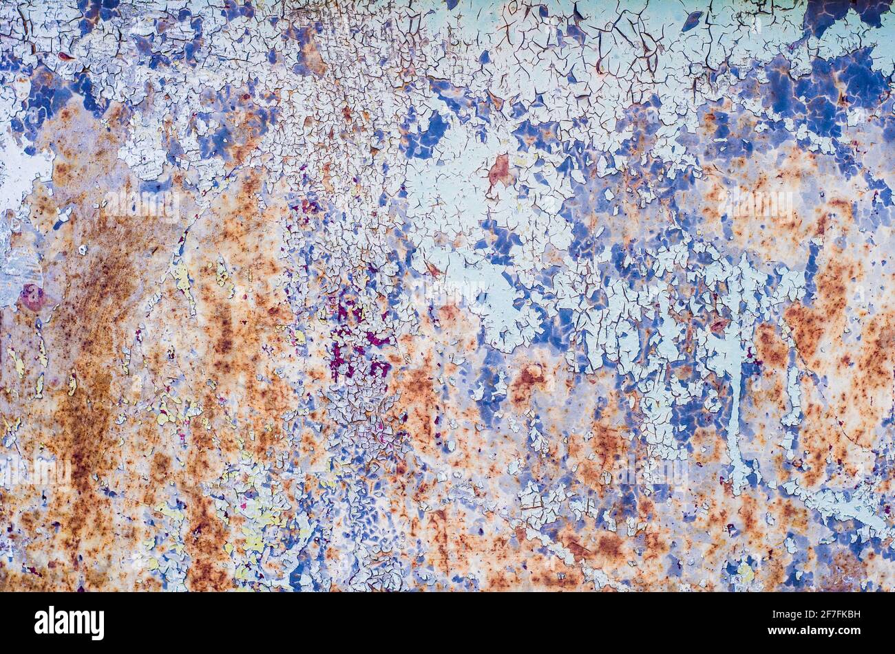 Abstract colorful metal texture. Grunge background. Old metal ...