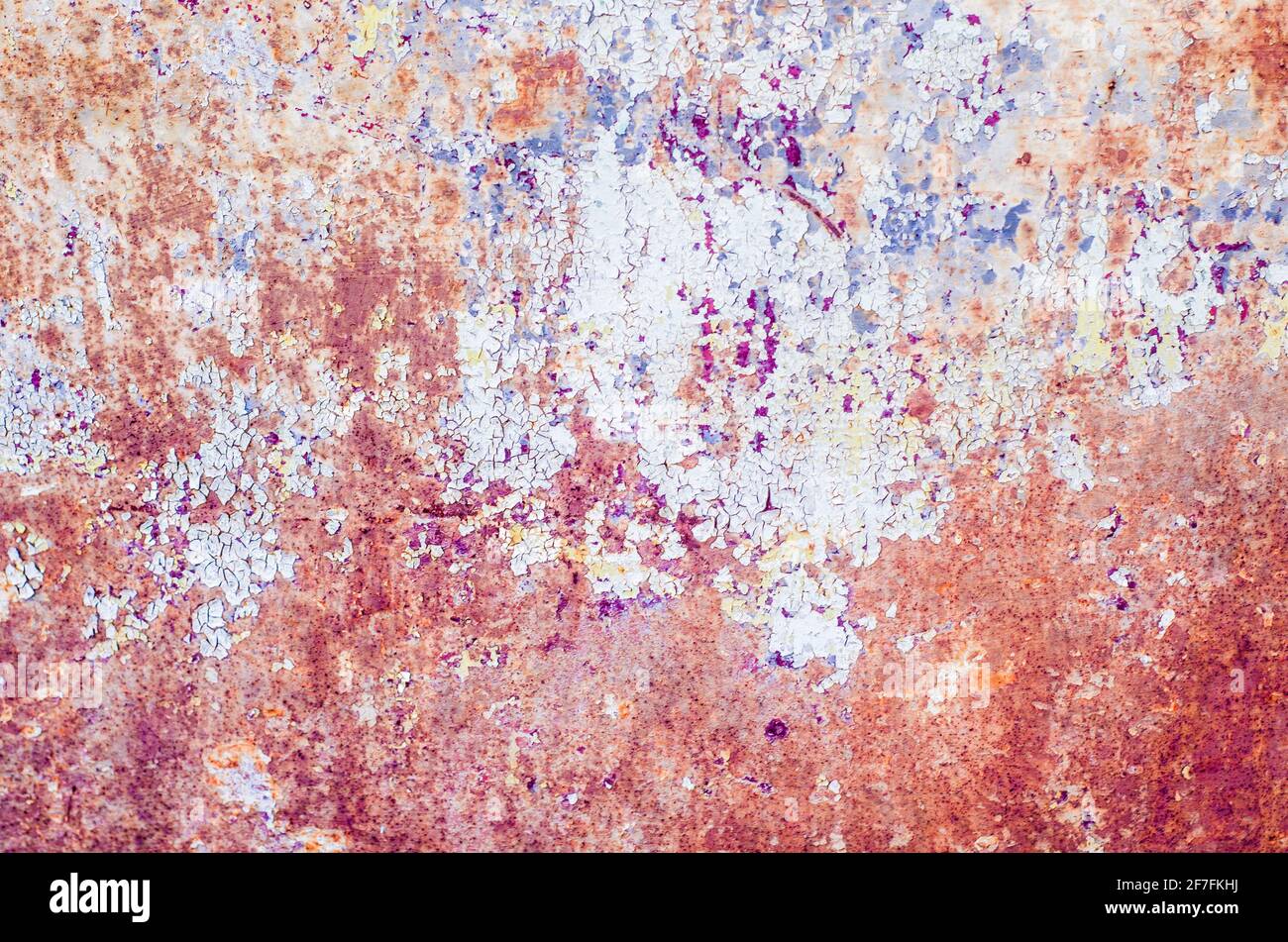 Abstract colorful metal texture. Grunge background. Old metal ...