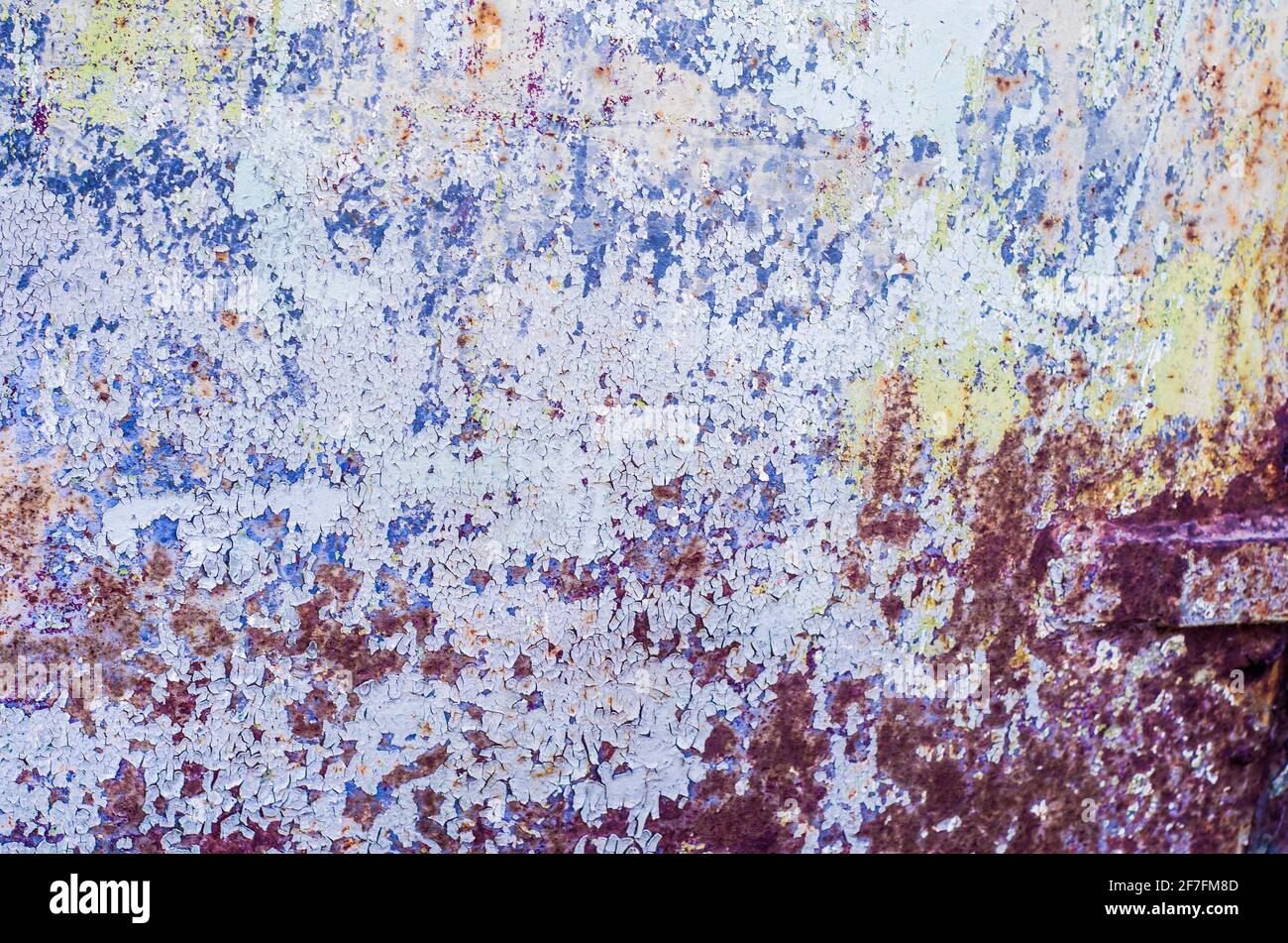 Abstract colorful metal texture. Grunge background. Old metal ...