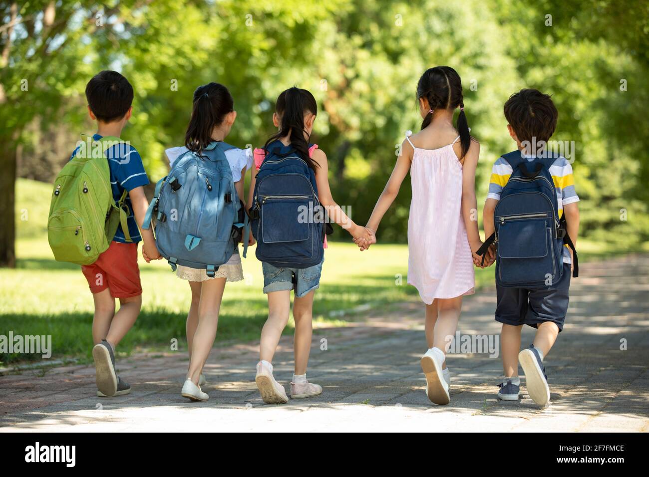 Children going to school Stock Photo - Alamy