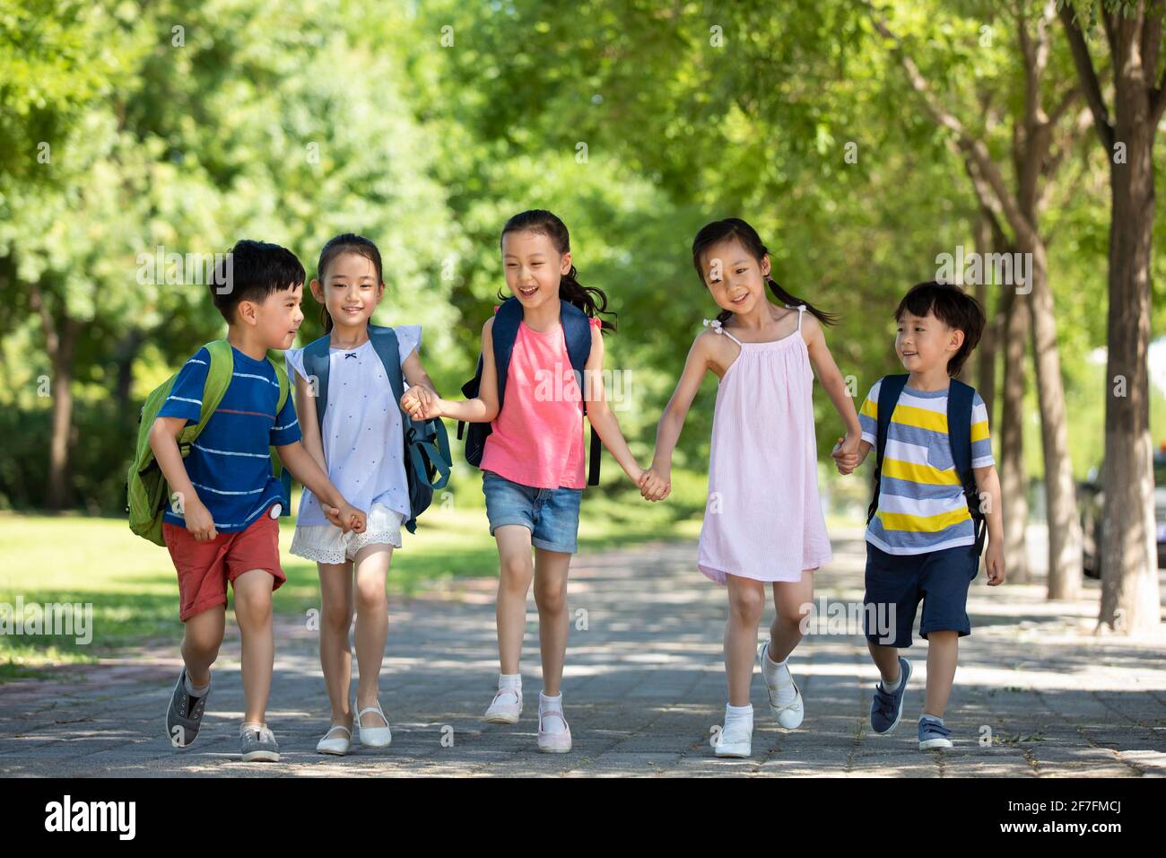Children going to school Stock Photo - Alamy