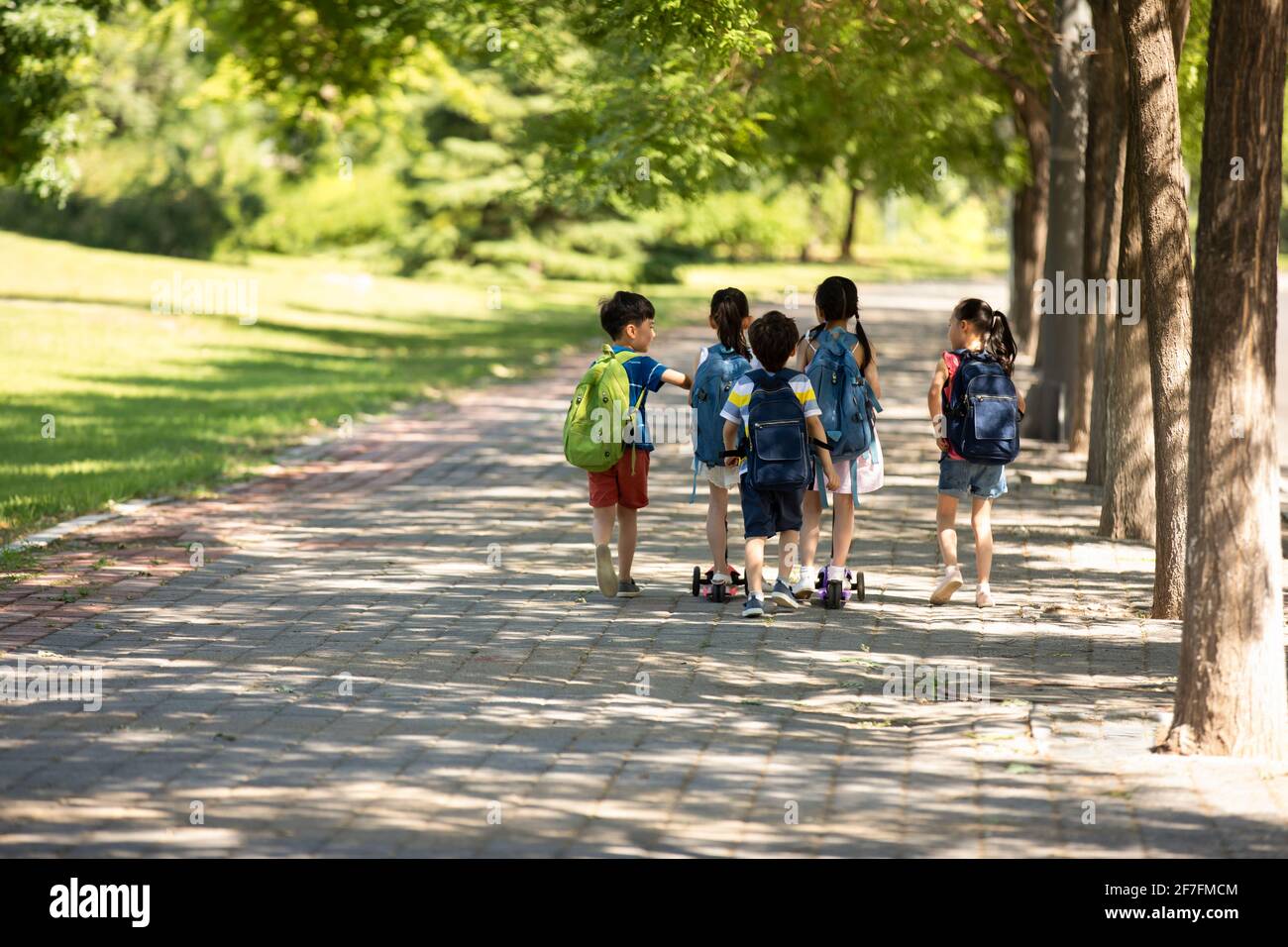 Children going to school Stock Photo - Alamy