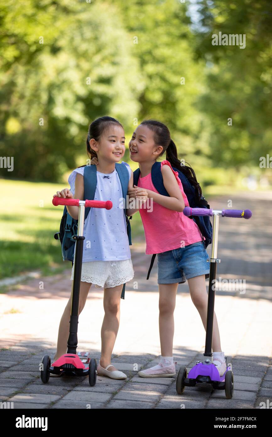Happy children playing outdoors Stock Photo - Alamy