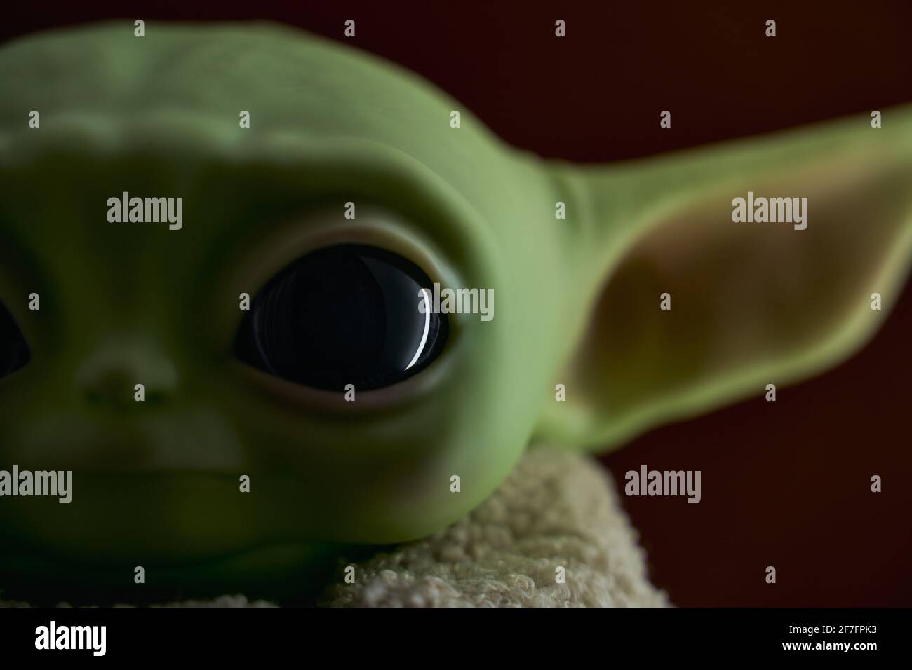 April, 2021: The Child, Grogu or baby Yoda, fictional character from ...