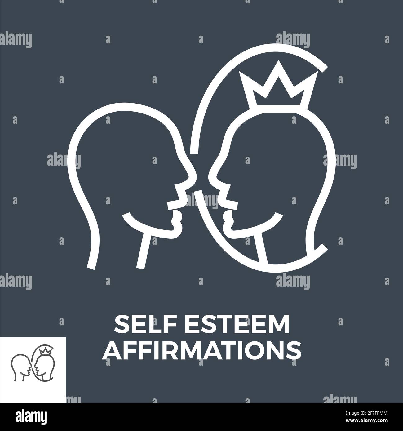 Self esteem affirmations Stock Vector Image & Art - Alamy