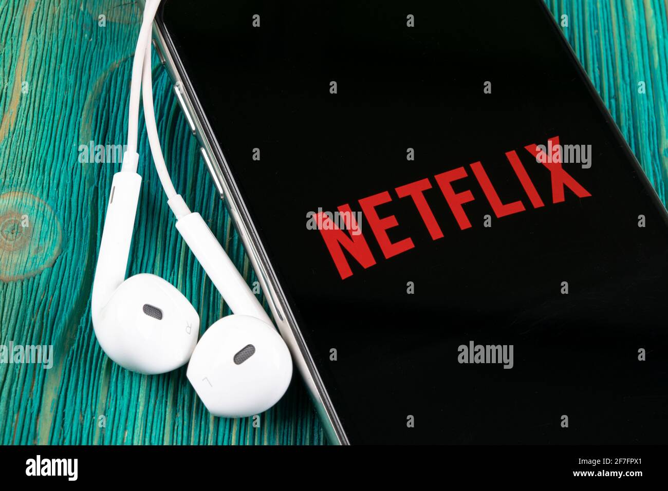 Helsinki, Finland, May 4, 2019: Netflix application icon on Apple ...
