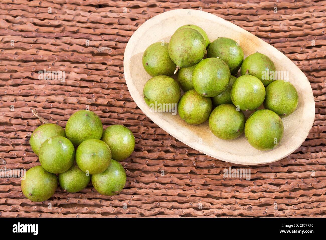 Delicious Tropical Fruit Mamoncillo - Melicoccus bijugatus Stock Photo ...