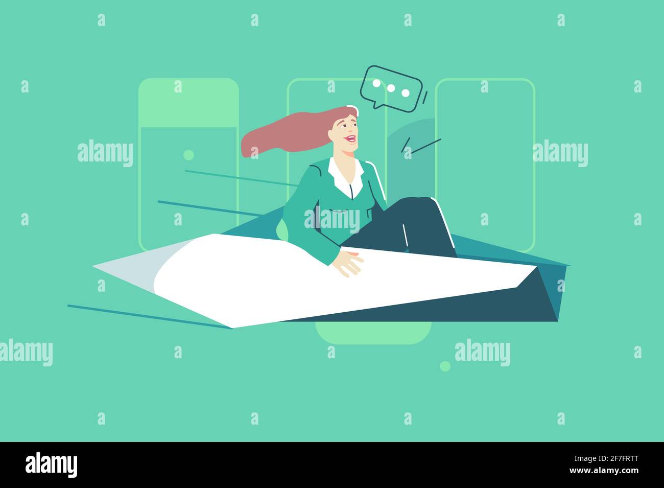 Creative composition paper blank Stock Vector Images - Alamy