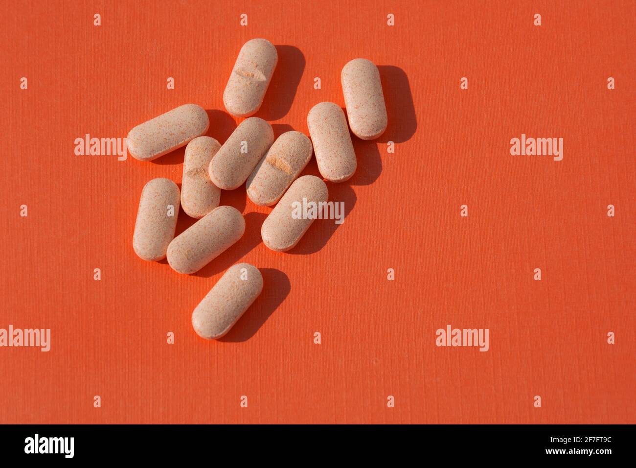vitamin nutritional supplements healthcare and protein theme with copy ...