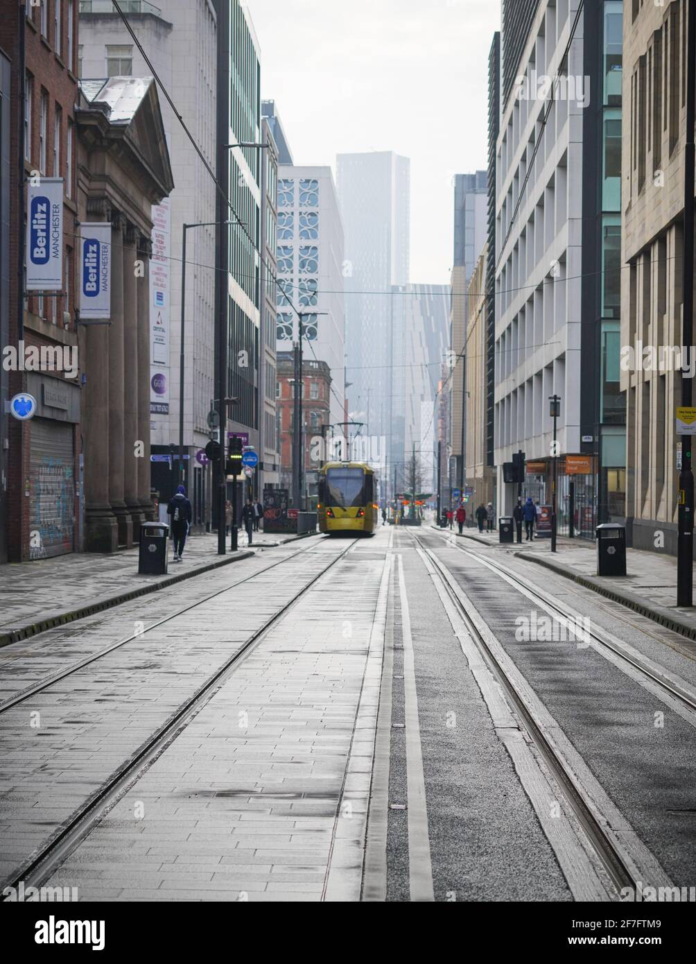 Manchester City centre streets and buildings Stock Photo - Alamy