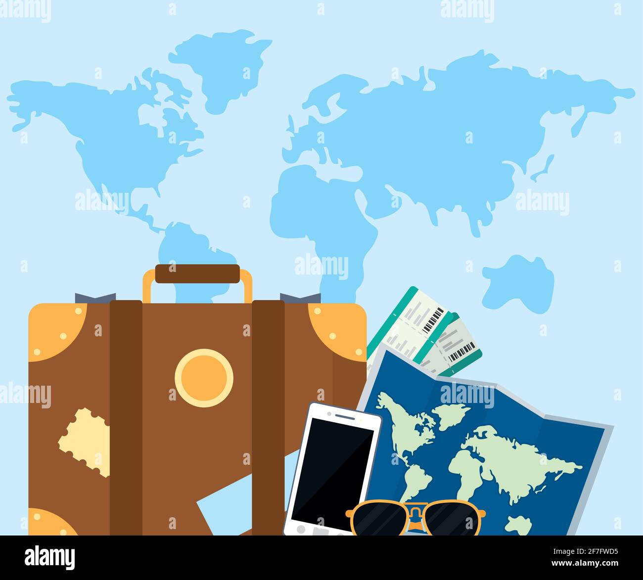 world and travel related icons Stock Vector Image & Art - Alamy