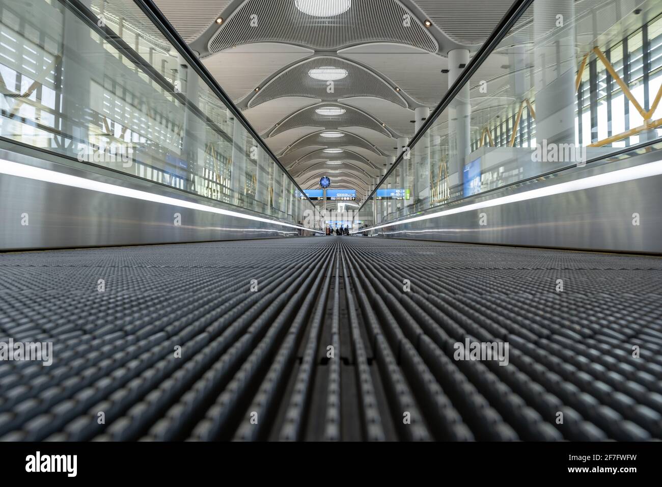 Moving Walkway Walkway Escalator High Resolution Stock Photography and ...